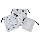 Alpha Collection - MIFFY Drawstring Pouch (Set of 3) (Monochrome ...