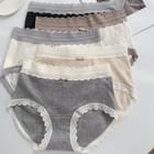 MITU - Bow Lace Trim Panty | YesStyle