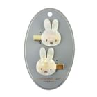 SHOBIDO - Miffy Bangs Hair Clip - Marble White (Set of 2) | YesStyle