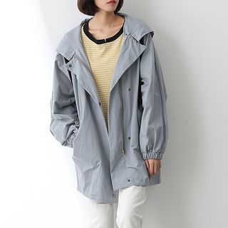 Sens Collection - Loose Fit Hooded Jacket | YesStyle