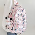 Little Days - Cat Print Backpack / Bag Charm / Set | YesStyle