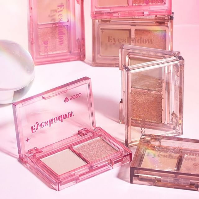 ROZO - Mini Two-Tone Eyeshadow Palette - 4 Types | YesStyle