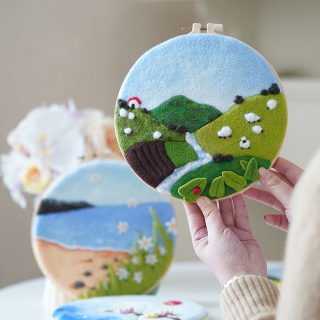 Kneavist - Scenery DIY Needle Felting Kit (various designs) | YesStyle