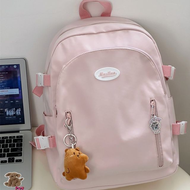 Anchara - Lettering Zip Backpack | YesStyle