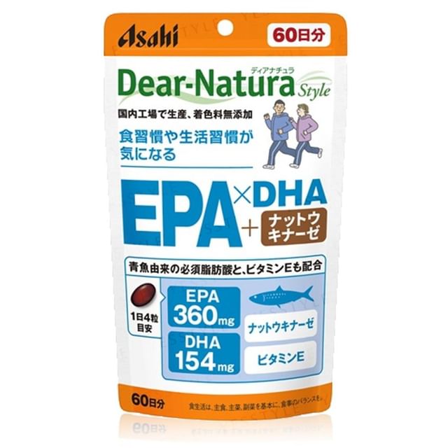Asahi - Dear-Natura Style EPA x DHA + Nattokinase 60 days | YesStyle