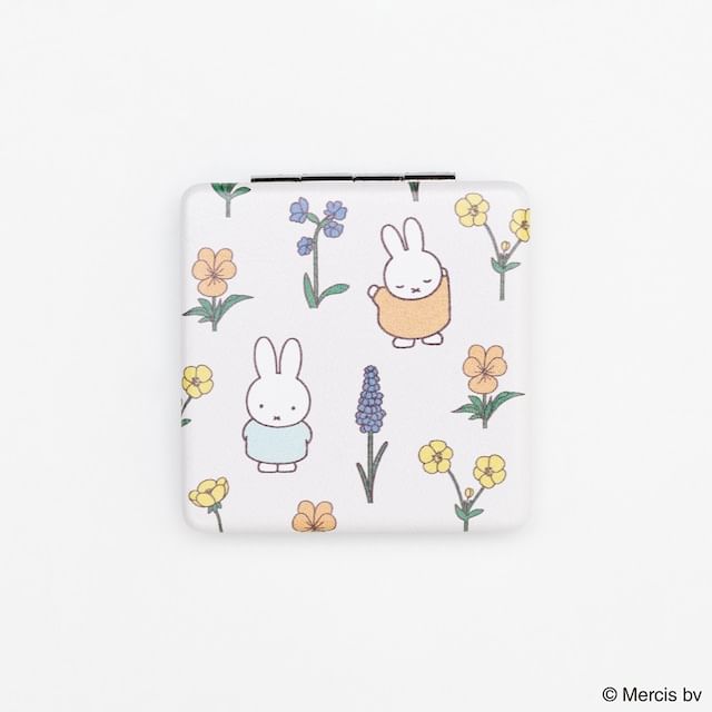 fab.JAPAN - BRUNA FLOWER Compact Mirror (Miffy) | YesStyle