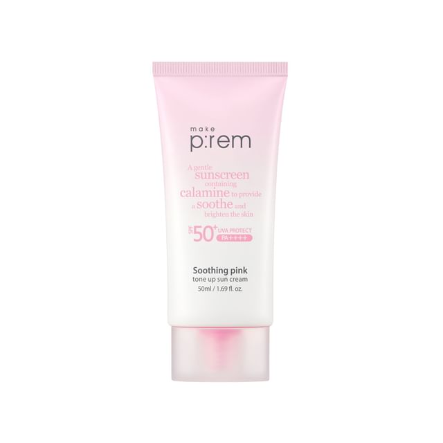 make p:rem - Soothing Pink Tone Up Sun Cream | YesStyle