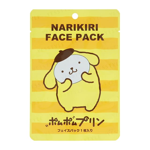 ASUNAROSYA - Sanrio Pompompurin Narikiri Face Pack | YesStyle
