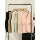 Lemongrass - Embroidered Button-Up Knit Vest in 5 Colors | YesStyle