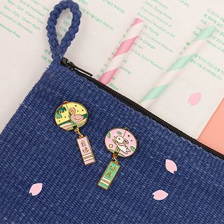 Ginga - Alloy Cartoon Wind Chime Brooch | YesStyle