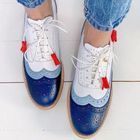 Blingon - Wingtip Panel Brogue Oxfords | YesStyle