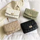 Perlin - Quilted Chain Strap Crossbody Bag | YesStyle