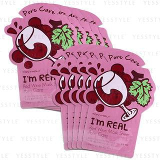 TONYMOLY - I'm Real Red Wine Mask Sheet (Pore Care) | YesStyle