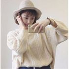 Alhambra - Cable Knit Sweater | YesStyle