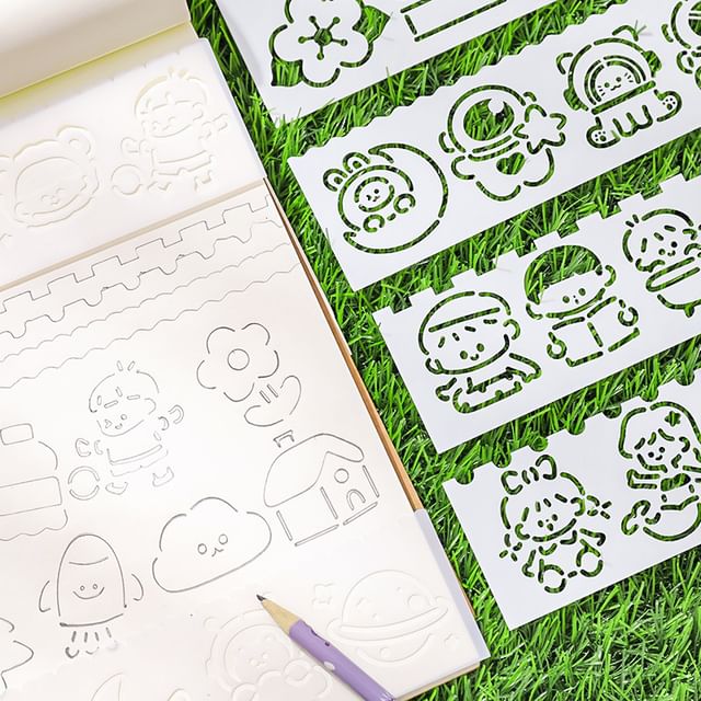 PIXON - Cartoon Drawing Stencil (Various Designs) | YesStyle