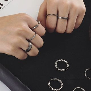 Black Degree - Stainless Steel Ring / Open Ring (various designs ...