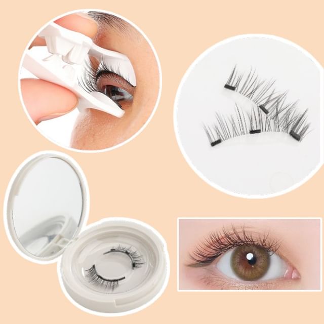 Buttermilk - Volume Crisscross Magnetic False Eyelashes with Applicator ...