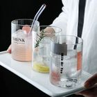 Chrysalis - Lettering Glass Drinking Cup | YesStyle