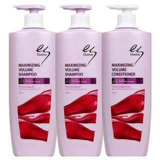 Elastine - Maximizing Volume Set: Shampoo 600ml + Shampoo 600ml + Conditioner 600ml | YesStyle