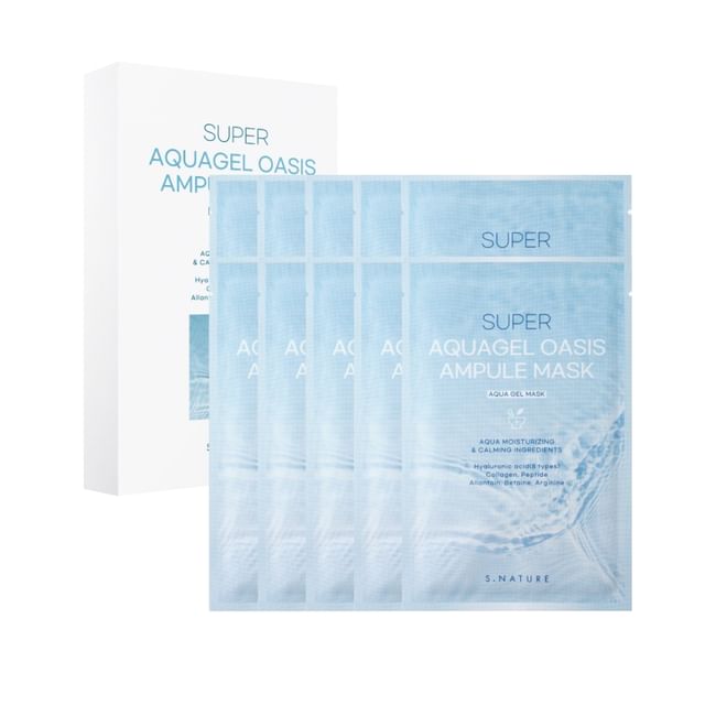 S.NATURE - Super Aquagel Oasis Ampule Mask Set (10 pcs) | YesStyle