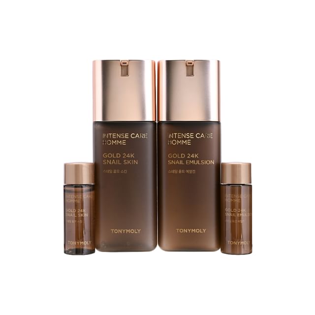 TONYMOLY - Intense Care Homme Gold 24K Snail Skin Care Set | YesStyle