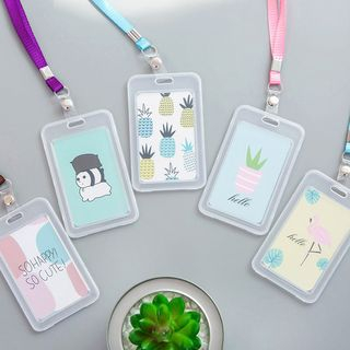 XOL - Cartoon Neck Strap Card Holder | YesStyle