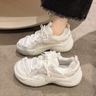 Novice - Lettering Lace-Up Platform Sneakers | YesStyle