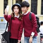 hooboo - Couple Matching Cable-Knit Sweater | YesStyle