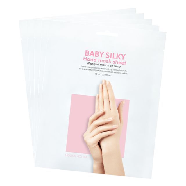 HOLIKA HOLIKA - Baby Silky Hand Mask Sheet Set 5 pcs | YesStyle