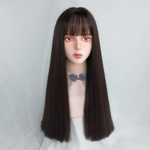 Jellyfish - Long Straight Full Wig | YesStyle