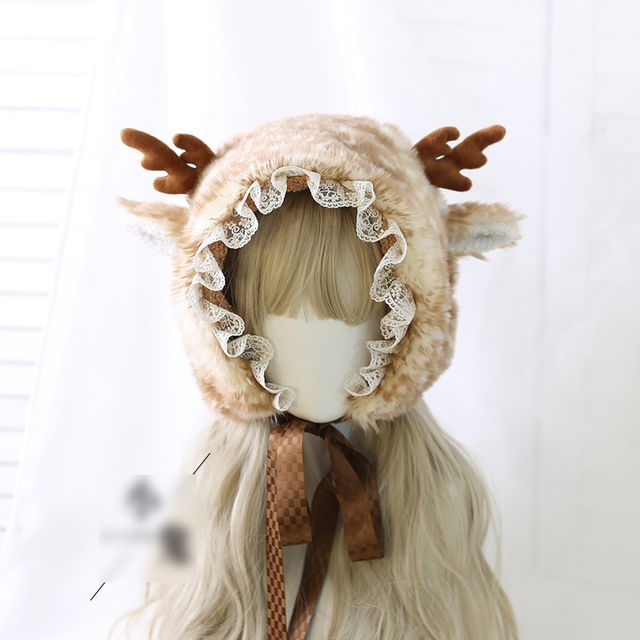 Deer fur hat store