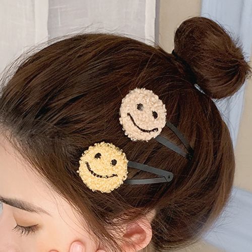 Girl Smiley Faces With Hair