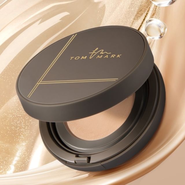 TOM MARK - Mousse Mist Longwear Air Cushion Cream Foundation with ...