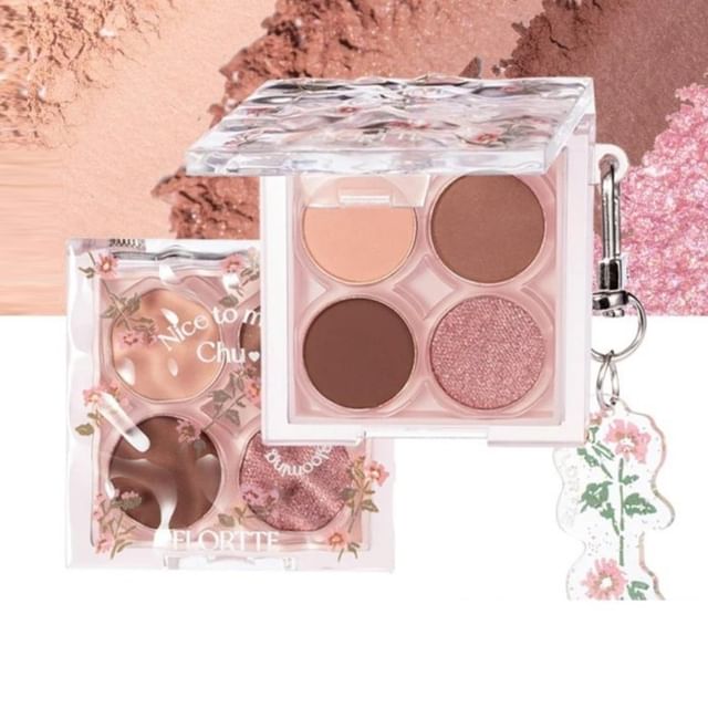 FLORTTE - 4 Color Eyeshadow Palette - 02 | YesStyle