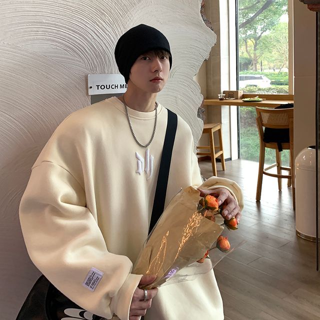 Artistman - Lettering Print Sweatshirt | YesStyle