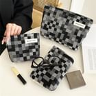 ZenlyHabit - Checker Makeup Pouch (Various Designs) | YesStyle