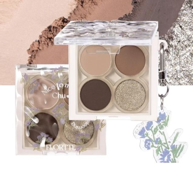 FLORTTE - 4 Color Eyeshadow Palette - 03 | YesStyle