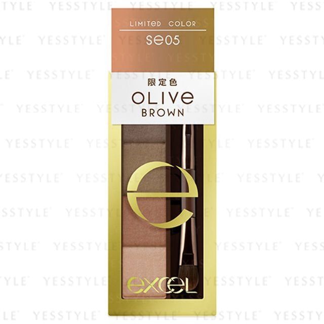 EXCEL - Styling Powder Eyebrow Limited Edition SE05 Olive Brown | YesStyle