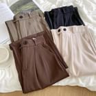 DIYI - High Rise Plain Wide Leg Dress Pants | YesStyle