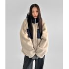 SIMPLY MOOD - COUPLE Hooded Dumble Zip Jacket | YesStyle