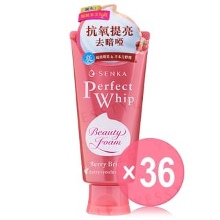 Buy Shiseido - Senka Perfect Whip Berry Bright Beauty Face Foam (x36 ...