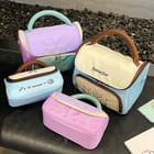 Indus - Embroidered Color Block Fabric Makeup Bag (Various Designs ...