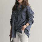 Saccharine - Striped Shirt | YesStyle