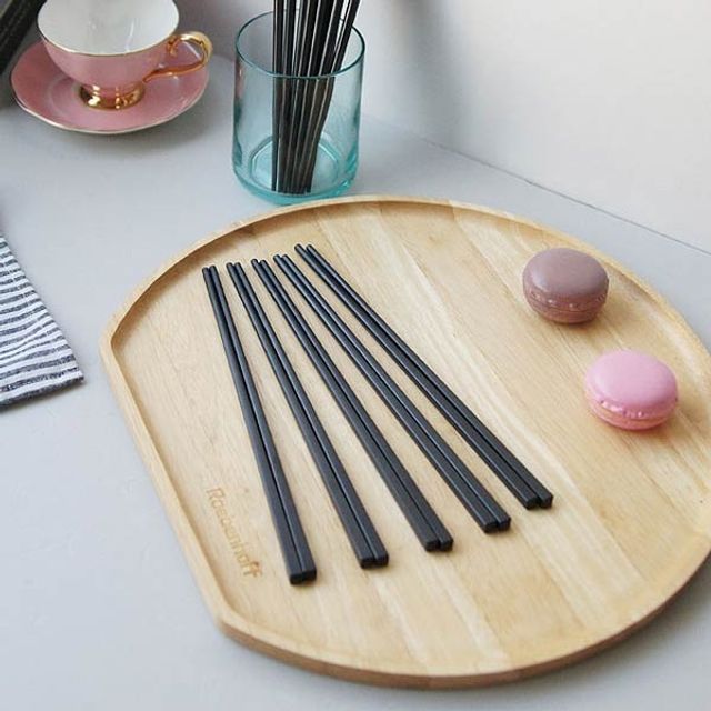 iswas - Plain / Twist Chopsticks Set (5 Pairs) | YesStyle
