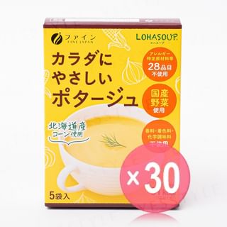 Buy FINE JAPAN - Lohasoup Corn & Vegetables Potage (x30) (Bulk Box) in Bulk ...