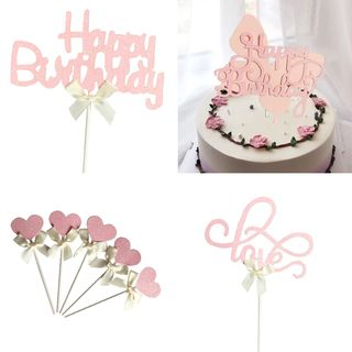 Cakesix - Pink Cake Topper (various designs) | YesStyle
