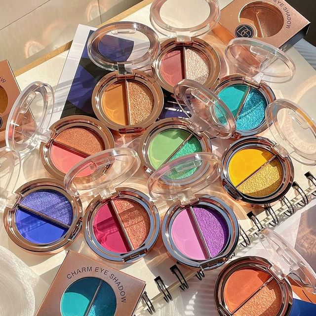 BEAUTY GLAZED - Matte & Pearl Double Effect Charm Eyeshadow - 10 Shades ...