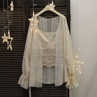 Onjo - Bell-Sleeve Lace Jacket | YesStyle