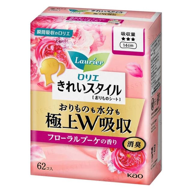 Kao - Laurier Kirei Style Super Absorption Lingerie Liner Romantic Rose | YesStyle