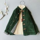 Vateddy - Frog Button Corduroy Jacket | YesStyle